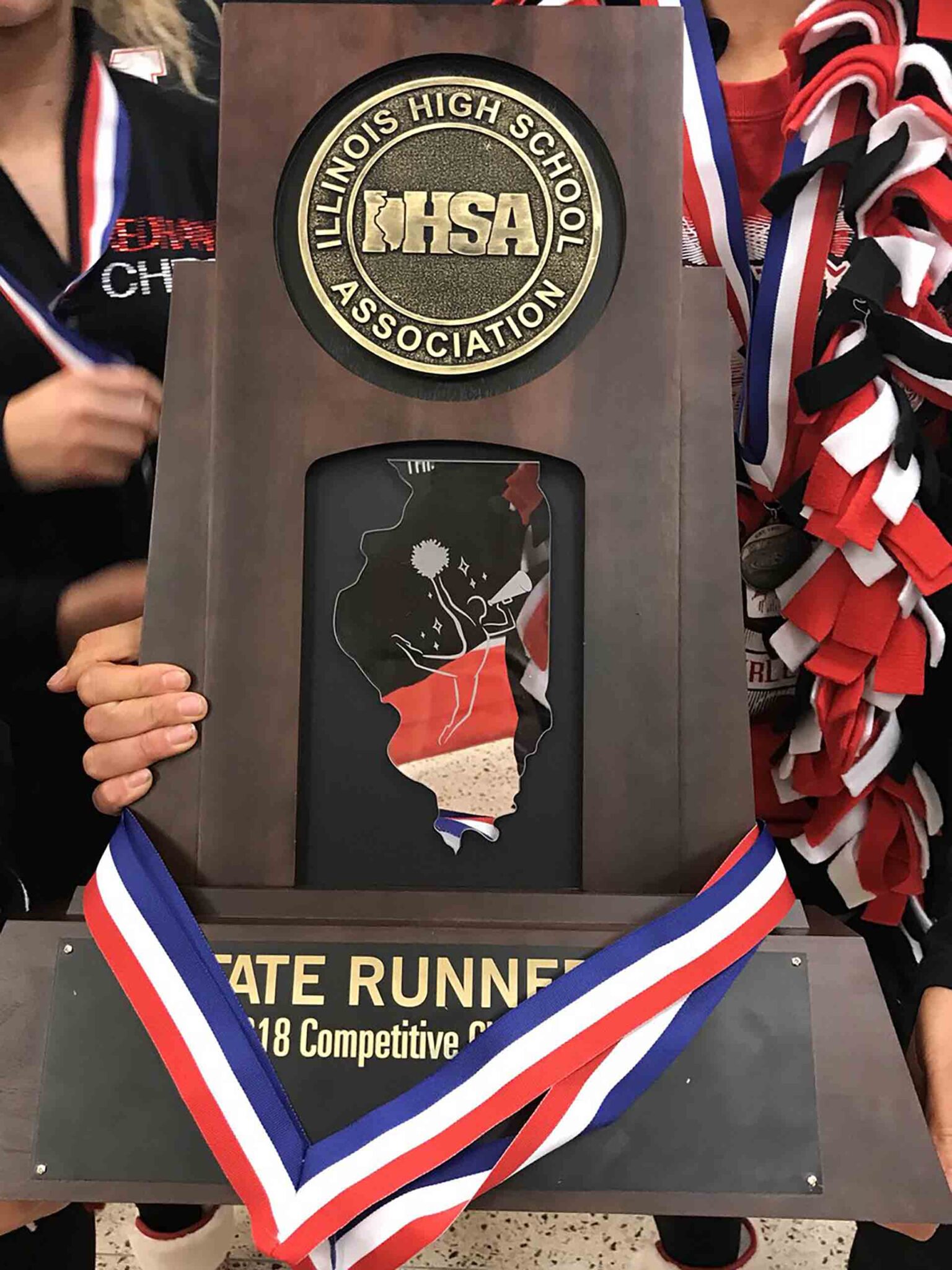 Cheerleading at State - Marist Premier Catholic College Prep Coed Chicago