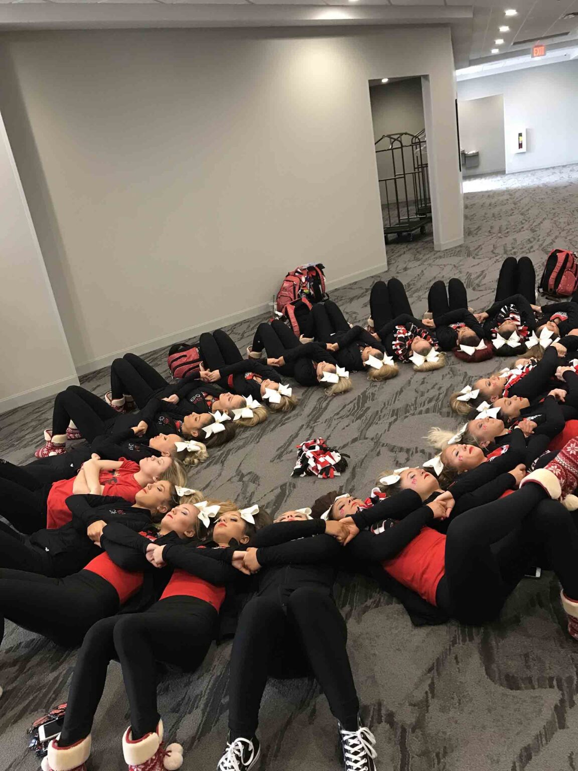 Cheerleading at State - Marist Premier Catholic College Prep Coed Chicago