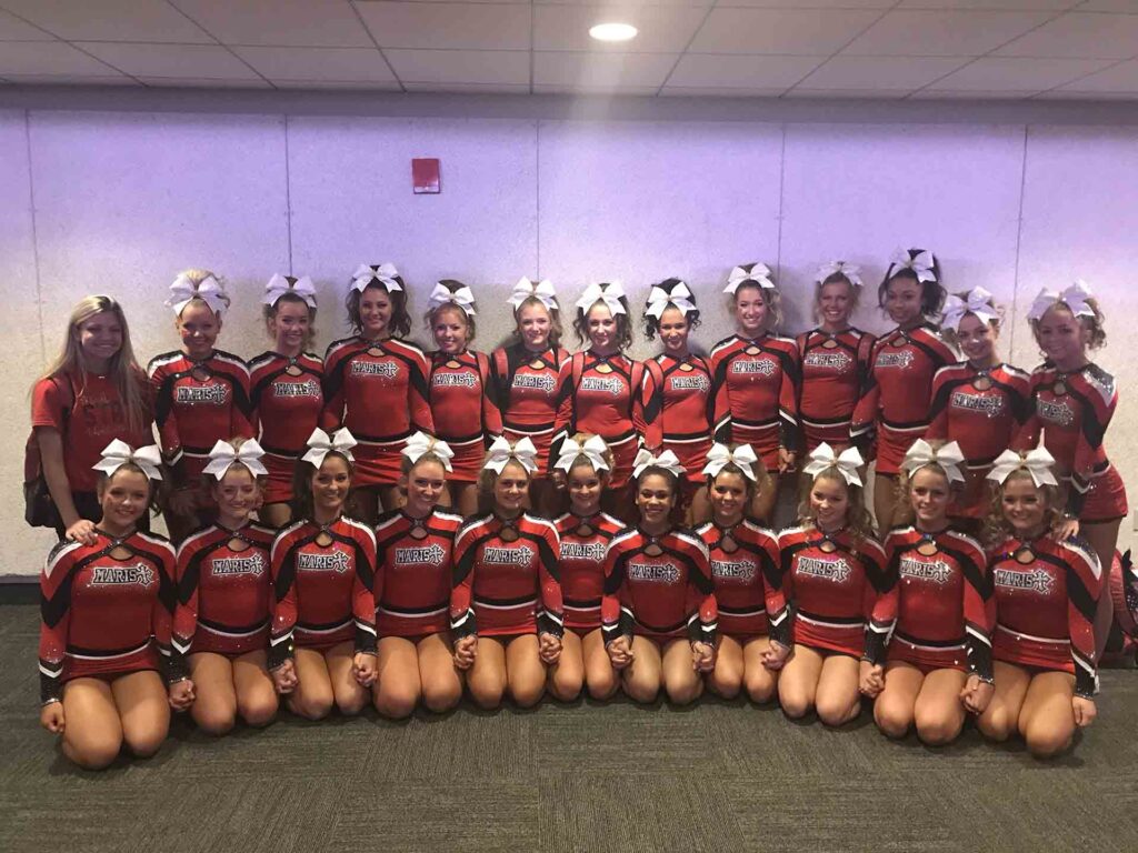 Cheerleading at State - Marist Premier Catholic College Prep Coed Chicago