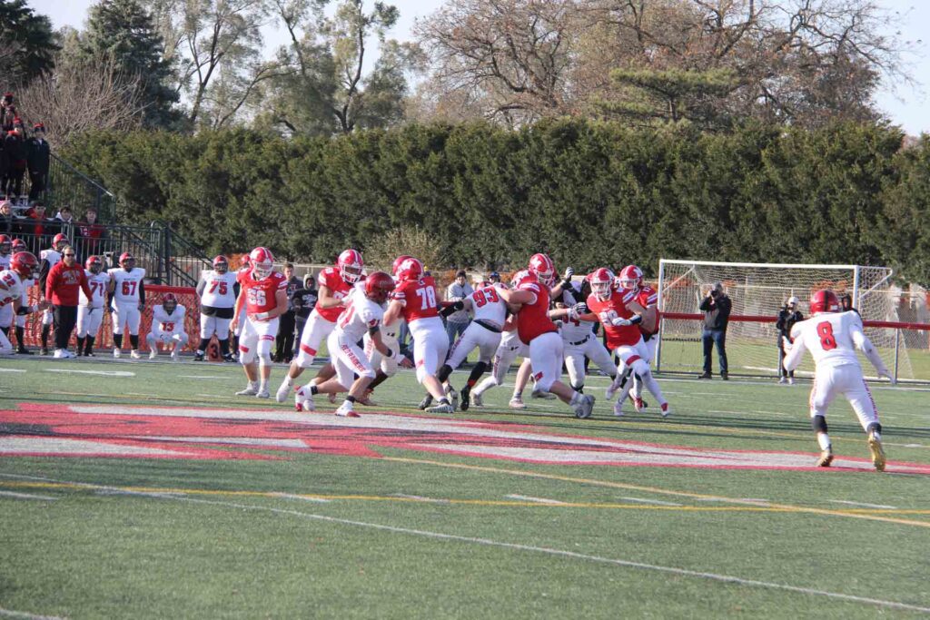 Football vs Huntley - Marist Premier Catholic College Prep Coed Chicago