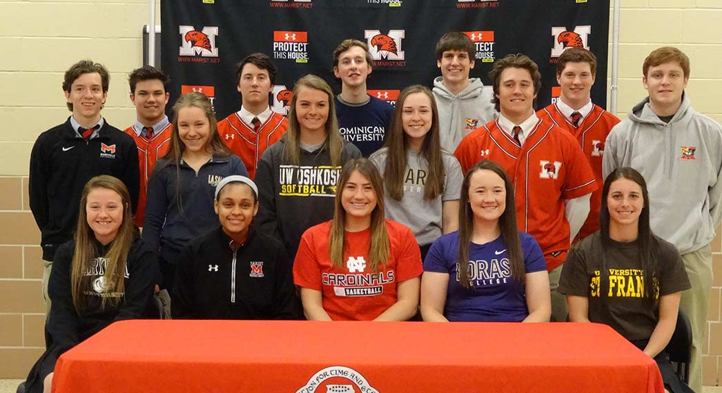 Spring College Signings - Marist Premier Catholic College Prep Coed Chicago