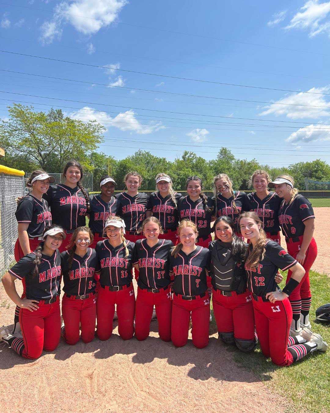 Marist Unveils New Softball State Banner - Marist Premier Catholic ...