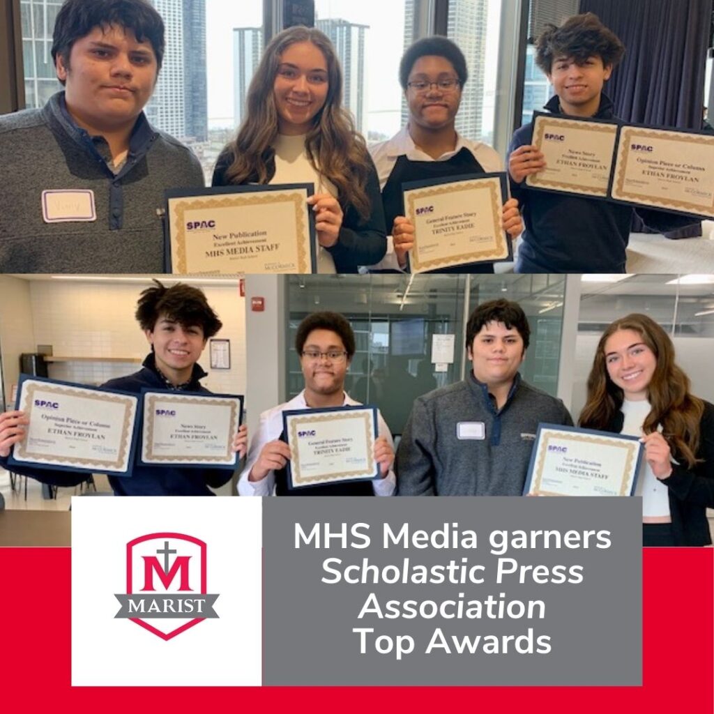Marist High School wins BIG at the Scholastic Press Association Awards ...